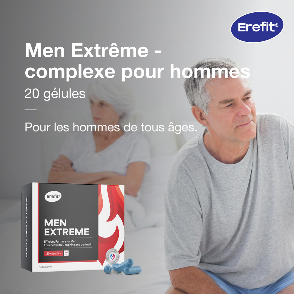 Men Extreme – complexe pour hommes, 20 gélules - FutuNatura.fr